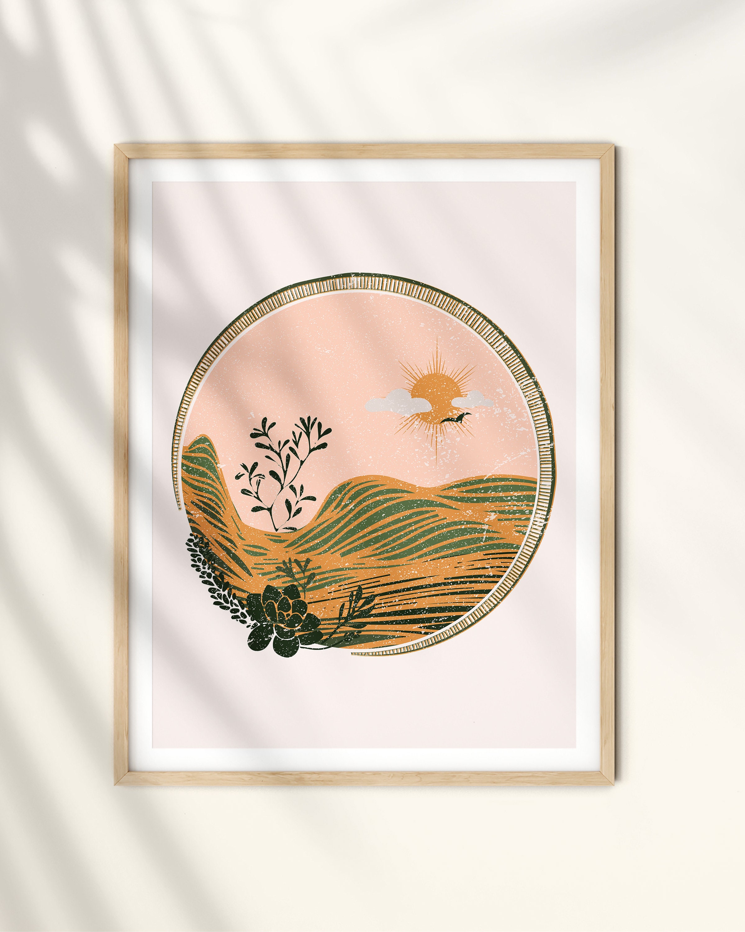 Boho Art Prints Gallery Wall Set of 4 Boho Room Decor - Etsy