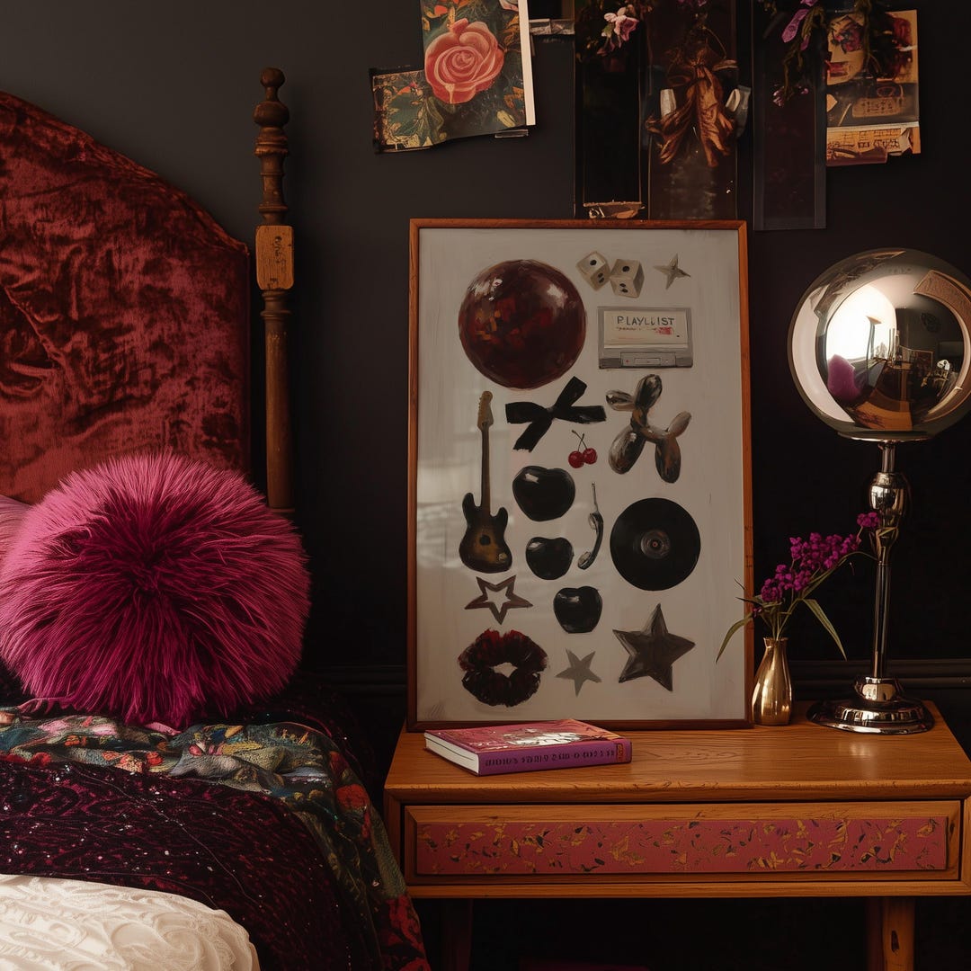 Y2K Indie Aesthetic Print, Retro Music Collage, Cool Girl Room Decor - Etsy