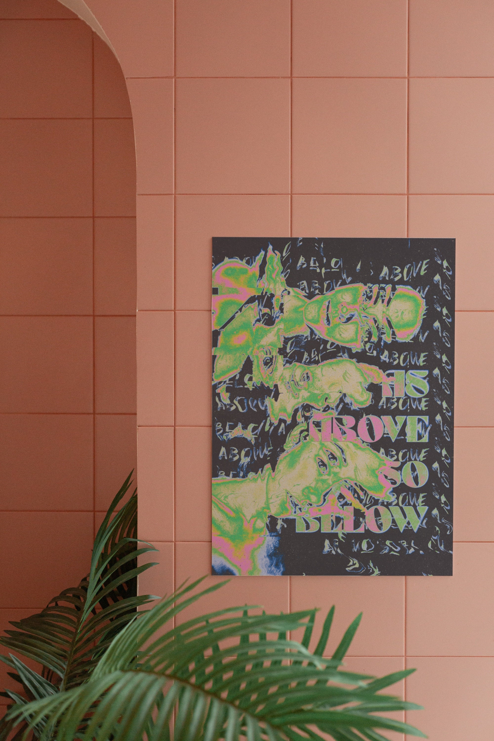 Heat Map Print Y2K Poster Y2K Decor Aura Poster Mindful - Etsy