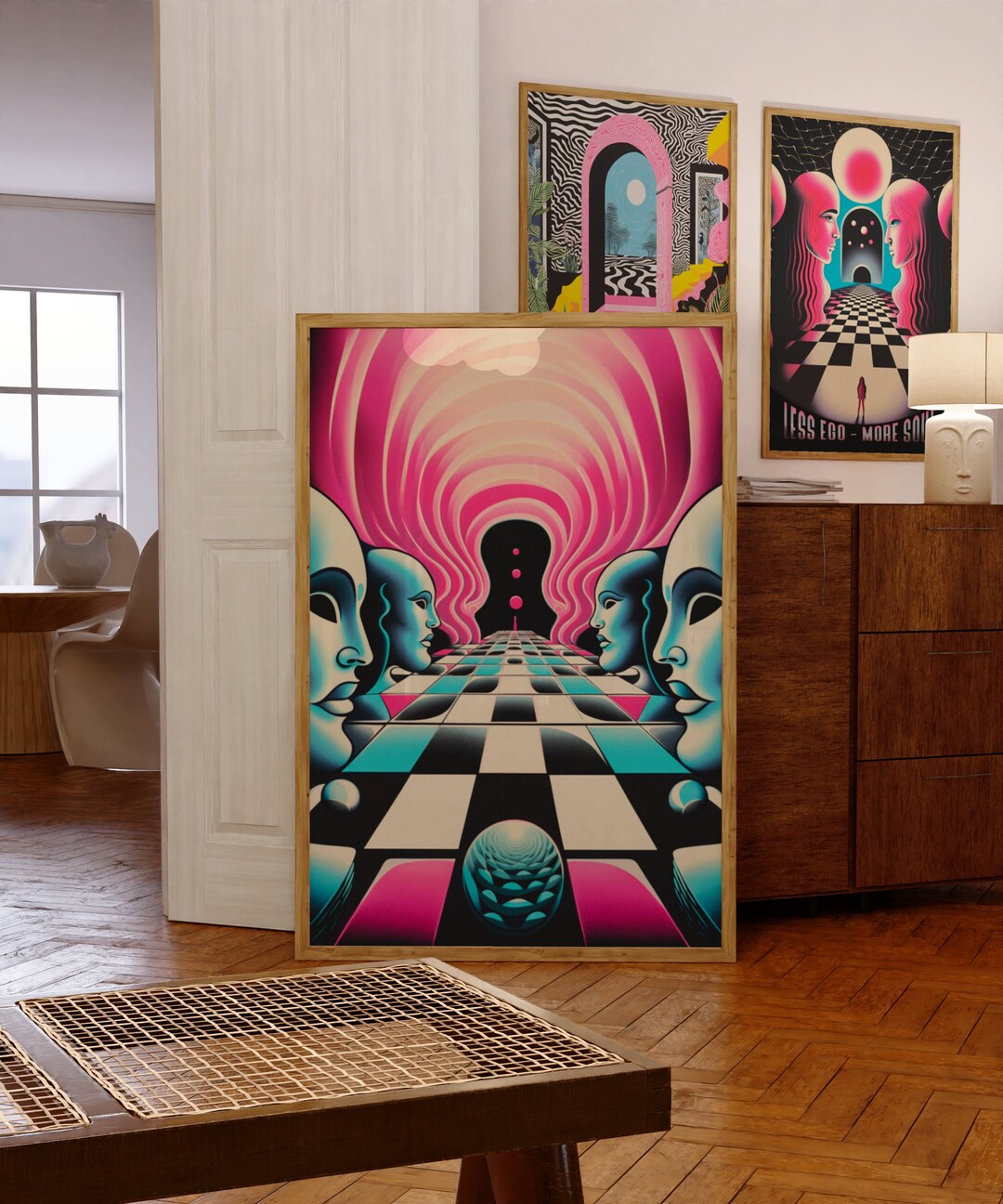 70s Psychedelic Art Print: Retro Aura Home Decor - Etsy