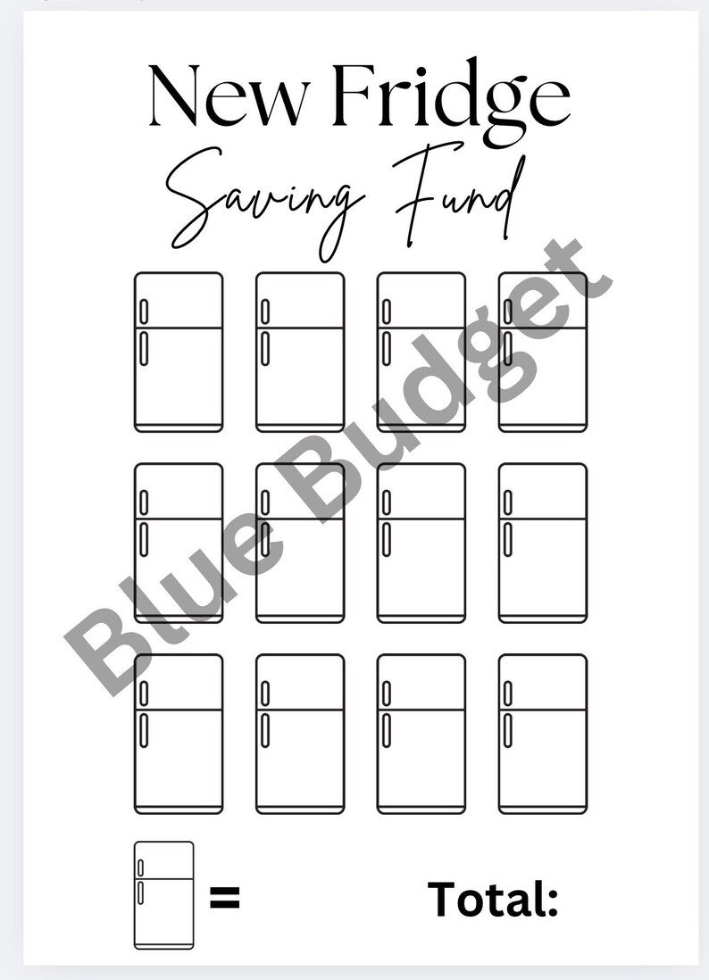 House Savings Challenge: Printable Home Fund Tracker (digital Download ...