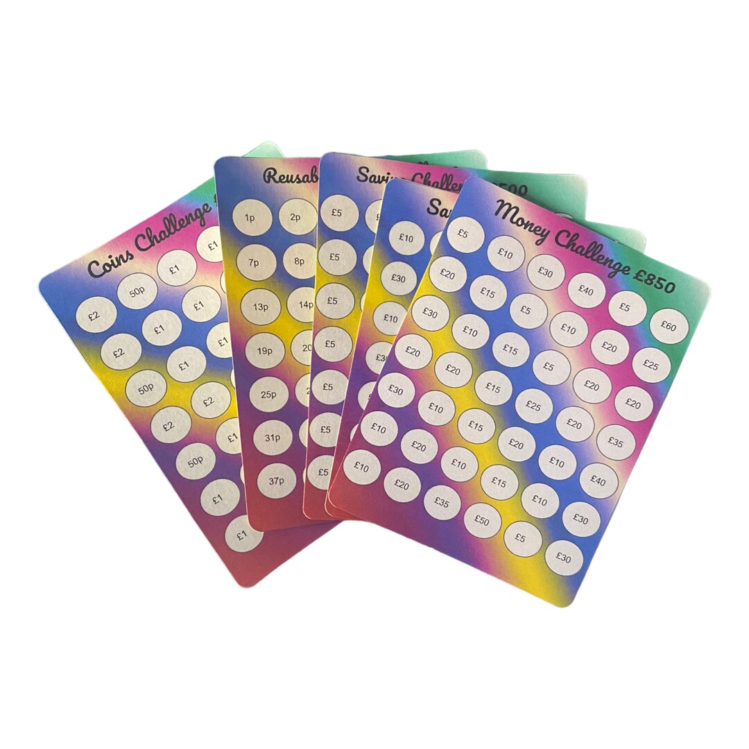 Money Saving Mini Laminated Tin Sticker - Etsy