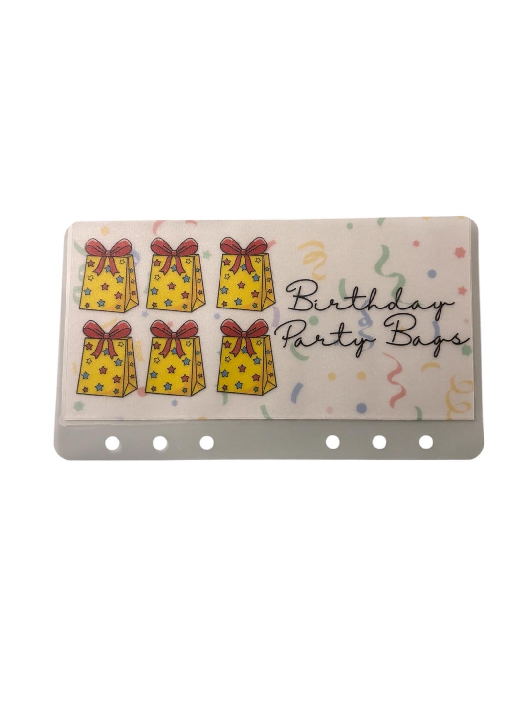 Birthday Party Bags Budget Wallet | Cash Stuffing Envelope for Party ...