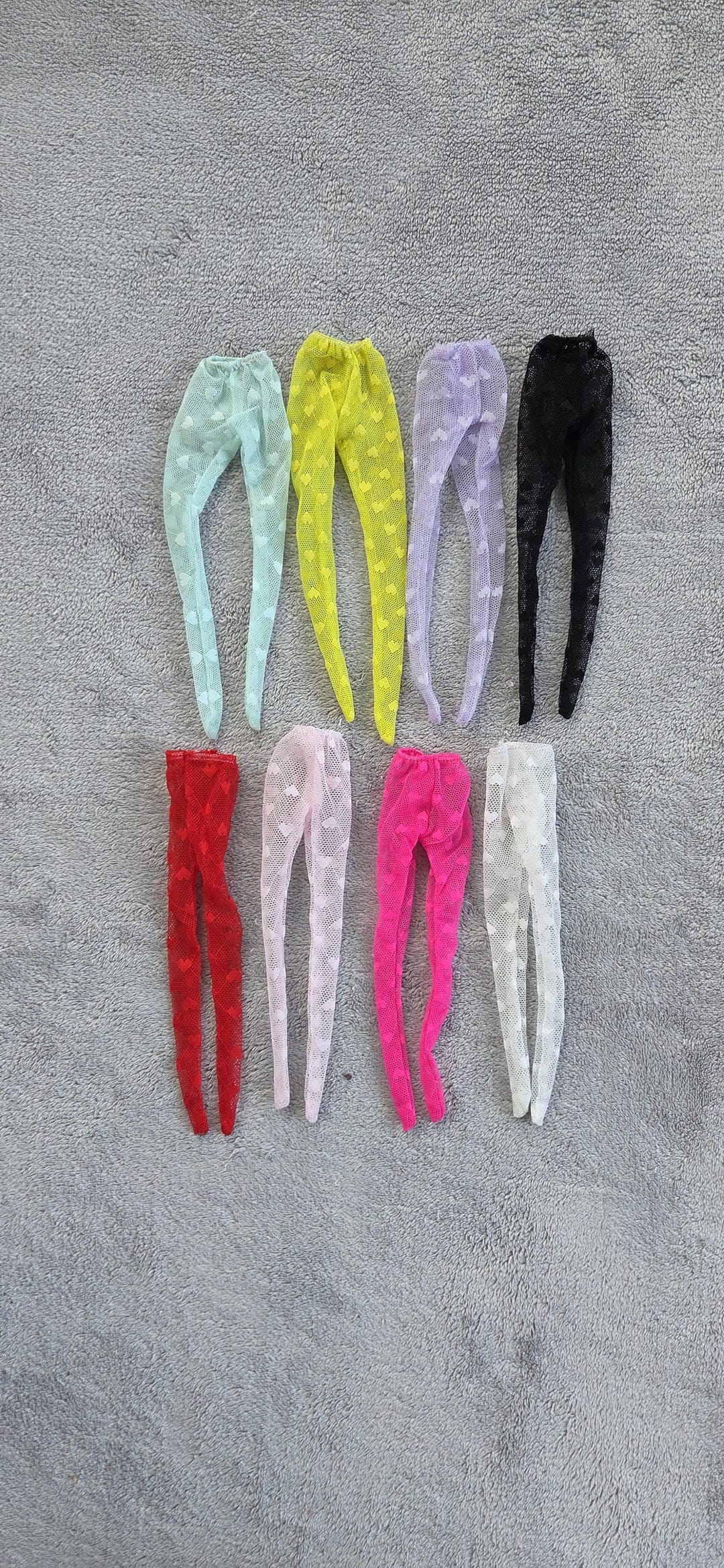 Heart Fish Net Lace Style Tights Pantyhose for 1/6 Scale 12 Inch Doll ...