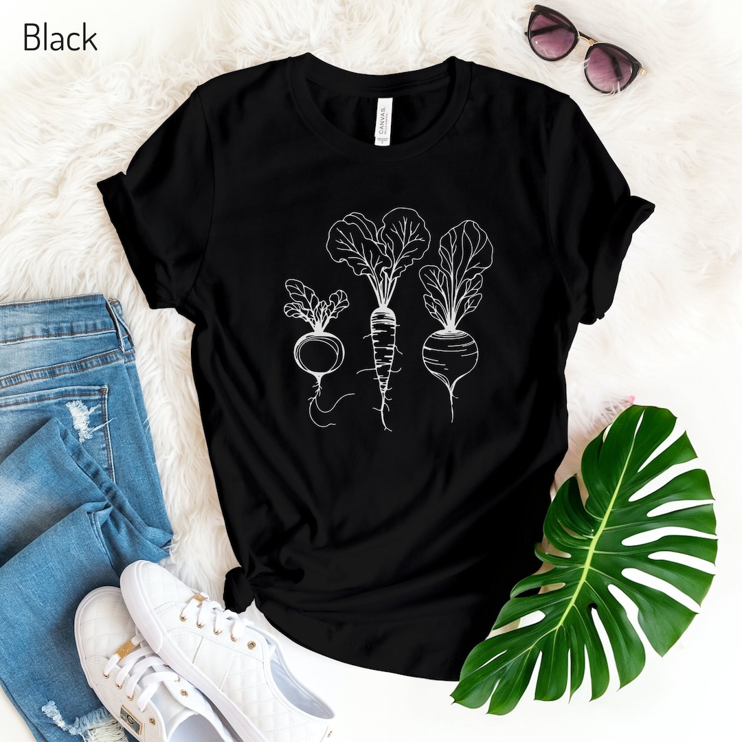 Root Veggie Shirt, Eat Your Veggies Shirt, Turnip Shirt, Radish Shirt ...