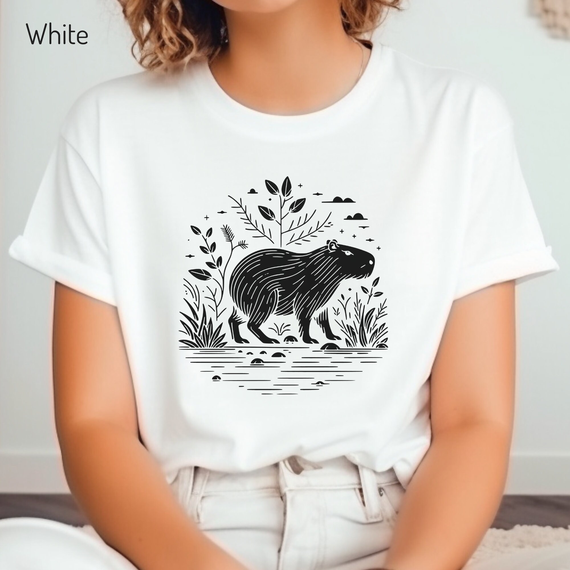 Capybara Shirt, Capybara Gift, Cute Animal Shirt, Capybara Lover Shirt ...
