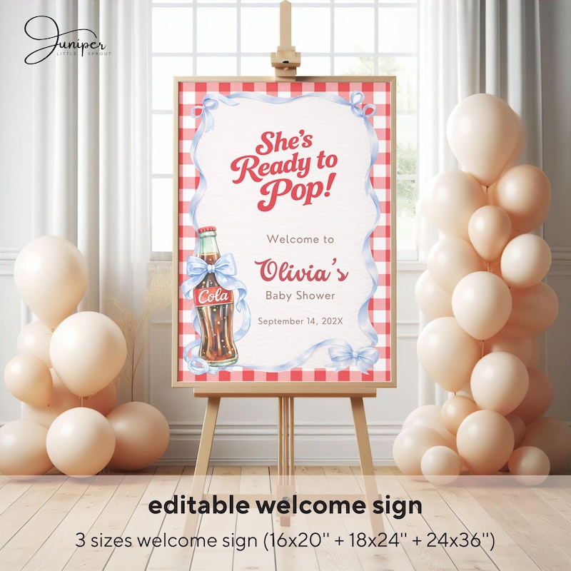 Shes Ready to Pop Banner - Etsy