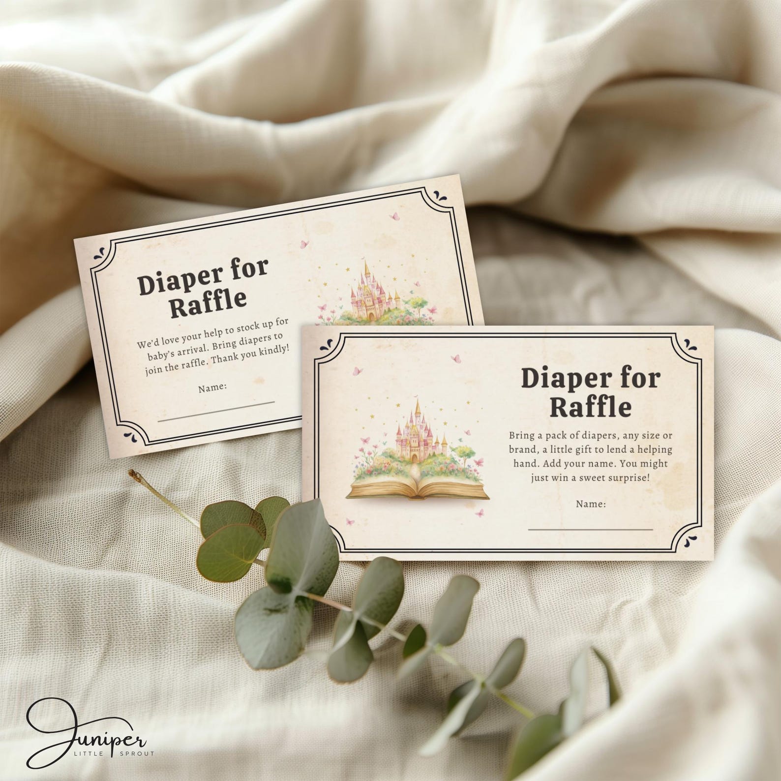 Once Upon A Baby Invite Bundle | Story Book Baby Shower Invite Set ...