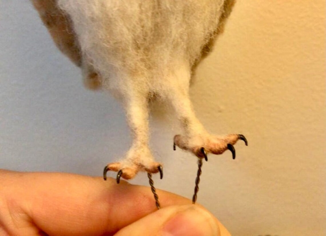 Needle Felting Tutorial: Realistic Bird Feet & Cat Claws (PDF Download ...