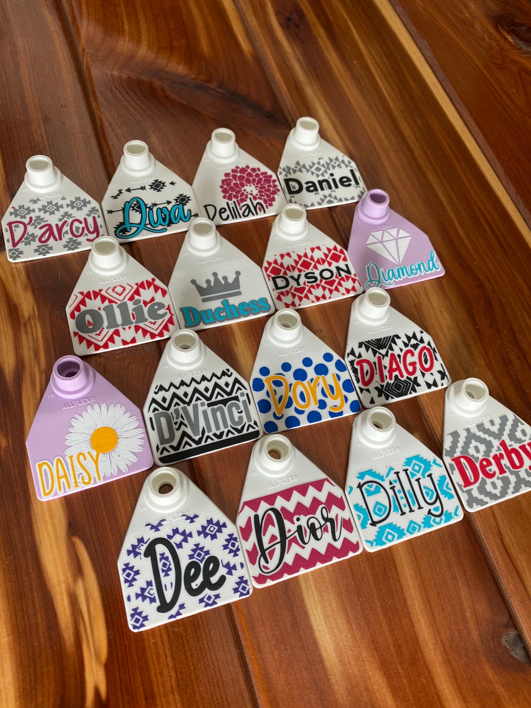 Custom Small Livestock Eartag - Etsy