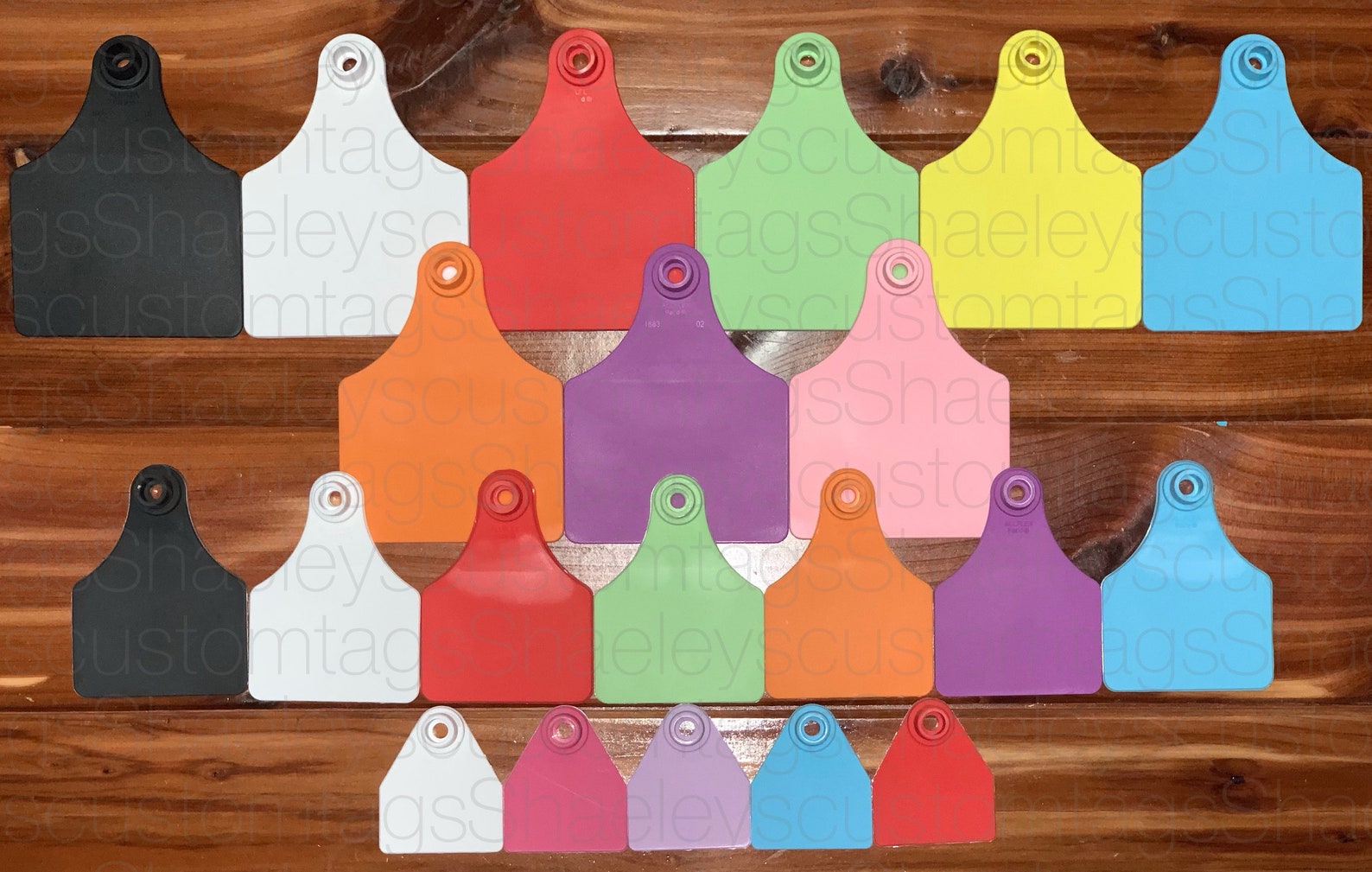 Custom Cattle Ear Tag With Matching Rope Halter Noseguard | Etsy