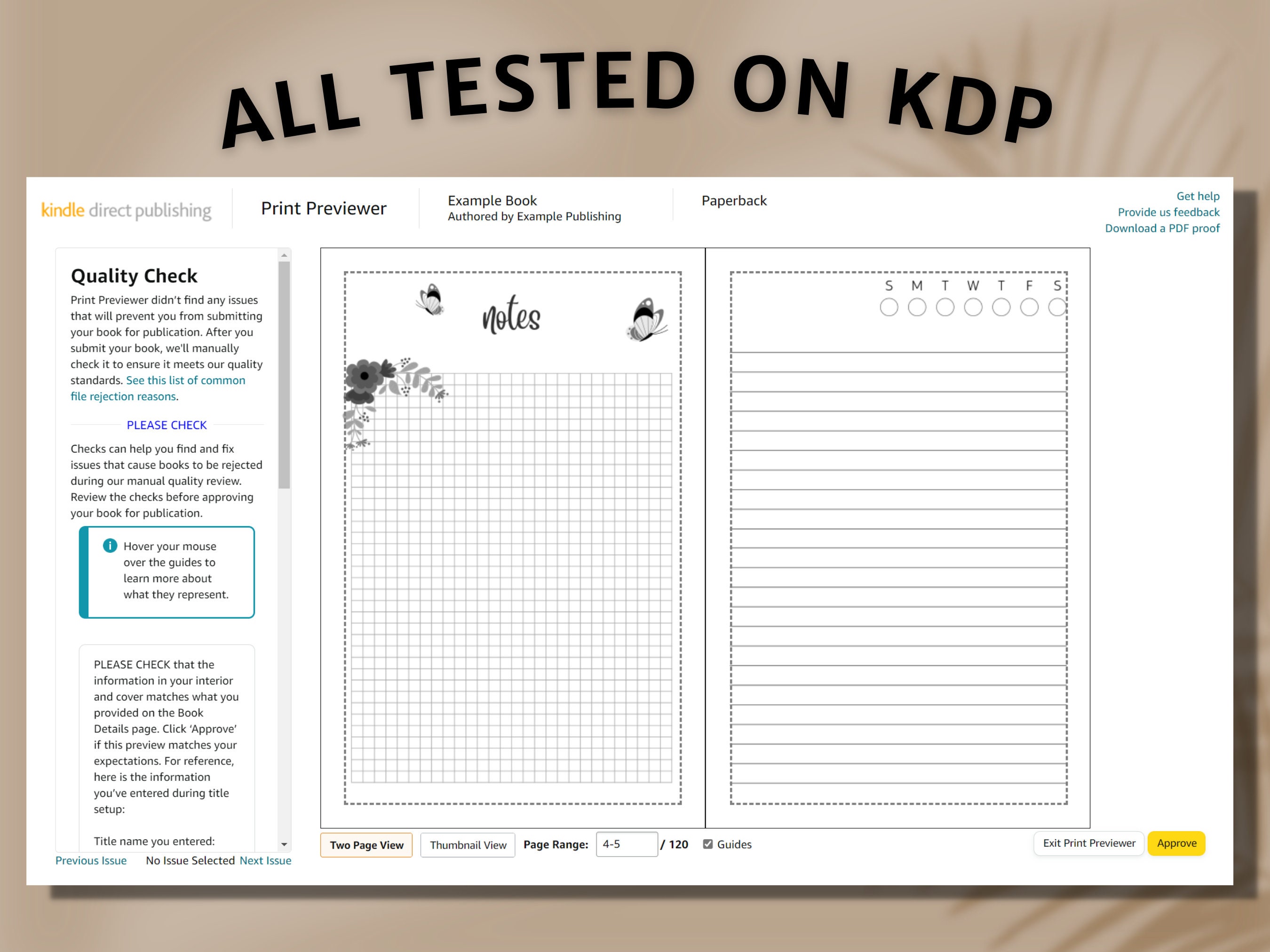 KDP Interior Bundle, 10 6x9 Journal Interior Pages, KDP Interior ...