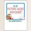 Picture-word Matching Worksheets: Numbers Edition Phonics, Preschool ...