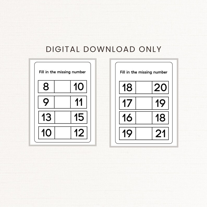 22 Kids Number and Counting Tracing Worksheets | Traceable Numbers ...