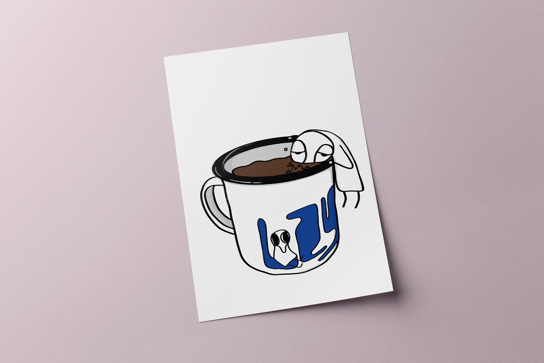 Wanda's *coffee* Poster - Comic Art Print Home Kitchen Student WG - 100 ...