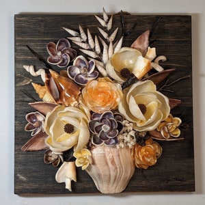 Forever Seashell Bouquet "summer Sunset". - Etsy
