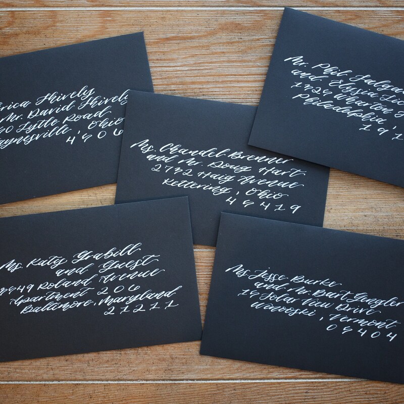 Address Calligraphy - Etsy