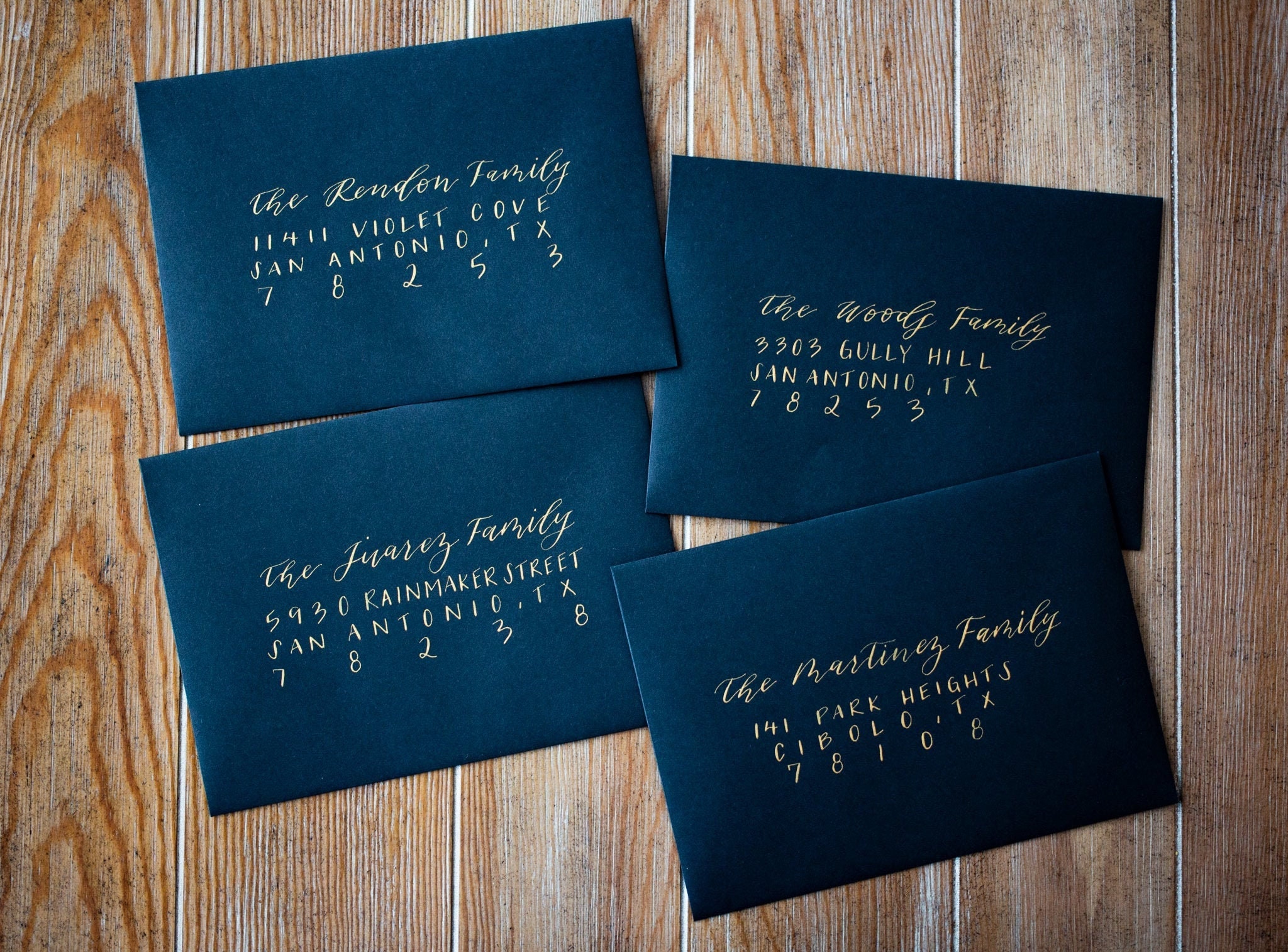 Custom Calligraphy Envelope Addressing / Modern Calligraphy / - Etsy