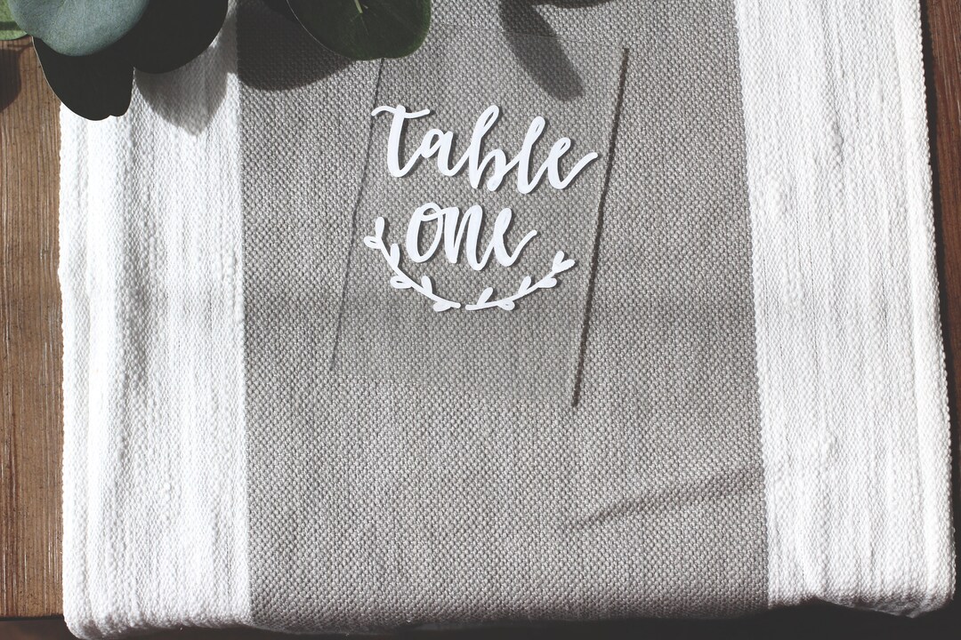 Handwritten Acrylic Table Numbers - Etsy
