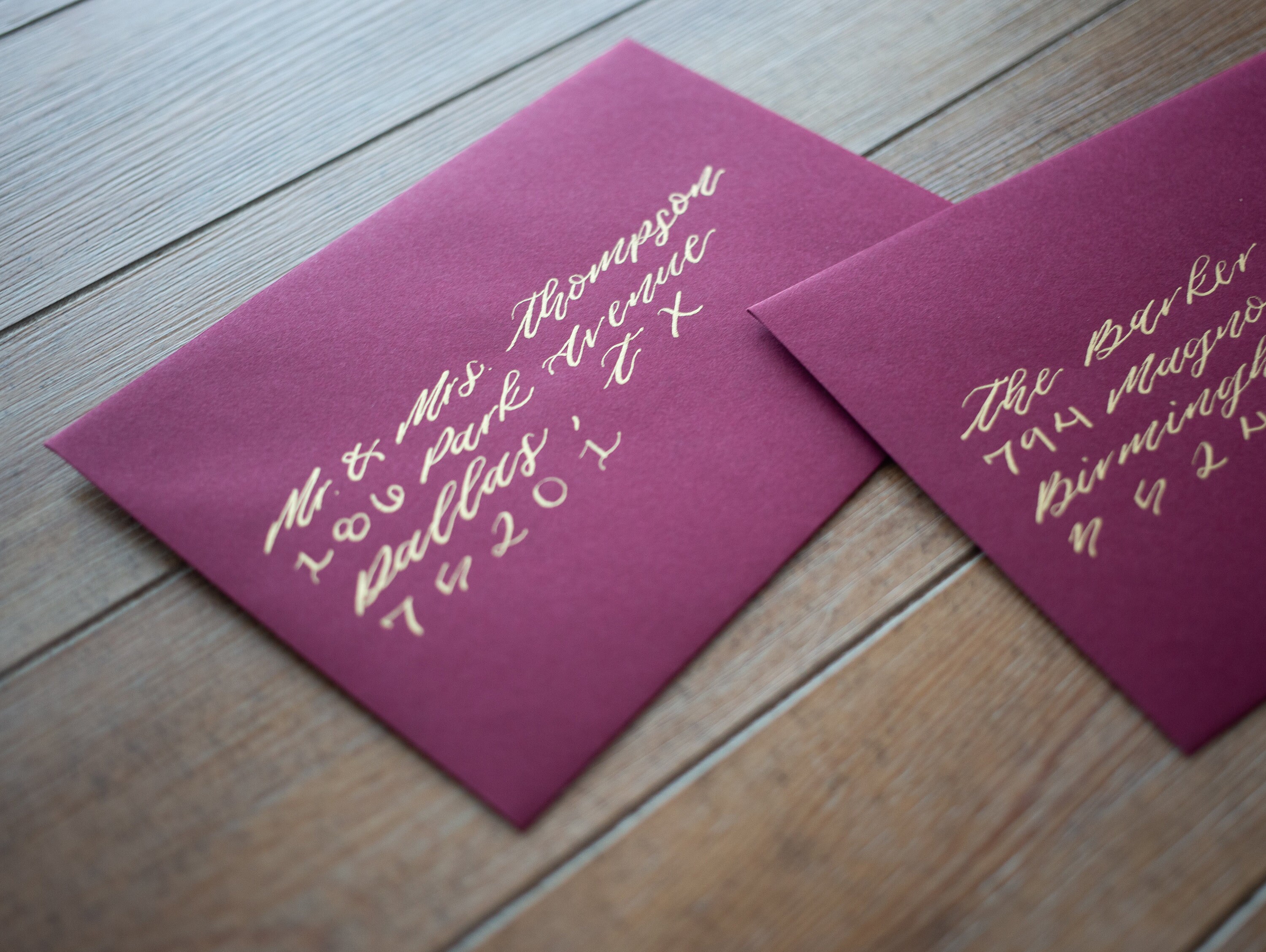 Custom Calligraphy Envelope Addressing / Full Script - Etsy