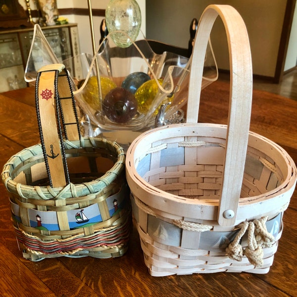 Nautical Basket - Etsy