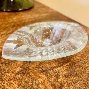 Edwin Walter Art Glass Signed Mid Century Master Craftsmantable Accent ...