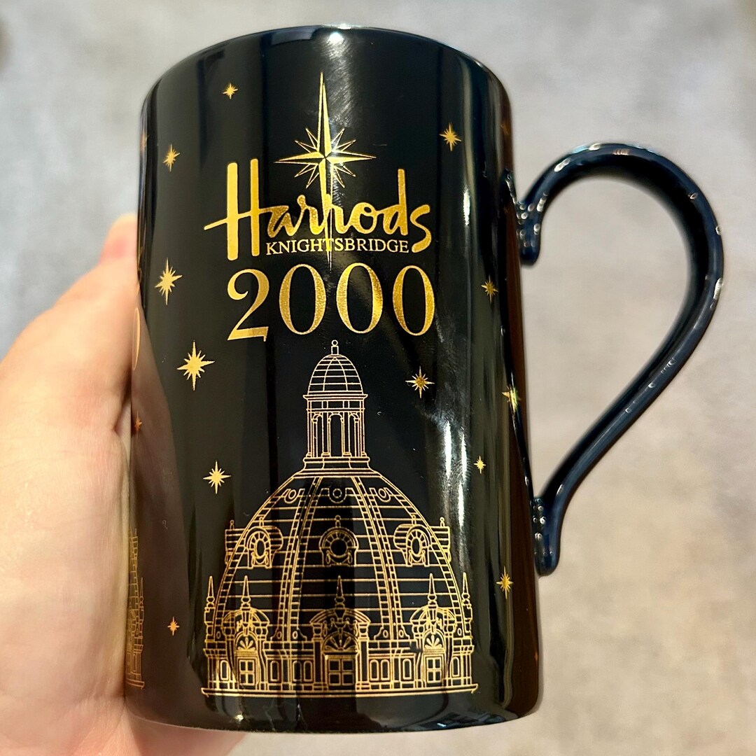 Vintage Harrods Knightsbridge Stoneware Mug: Millennium 2000, Made in ...