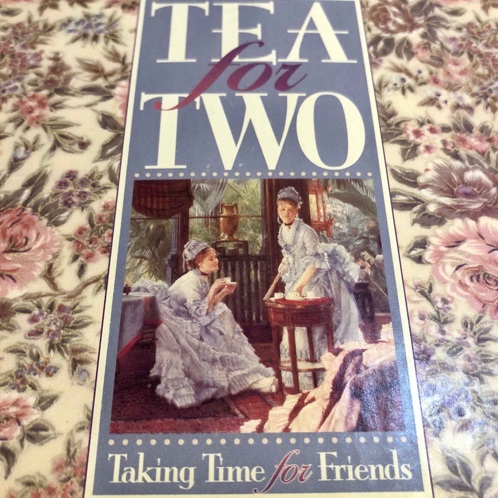 Vintage Book Tea for Two Taking Time for Friends Cherished - Etsy