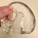 Lead Crystal Bunny Rabbit Paperweight Zajecar Yugoslavia Table - Etsy
