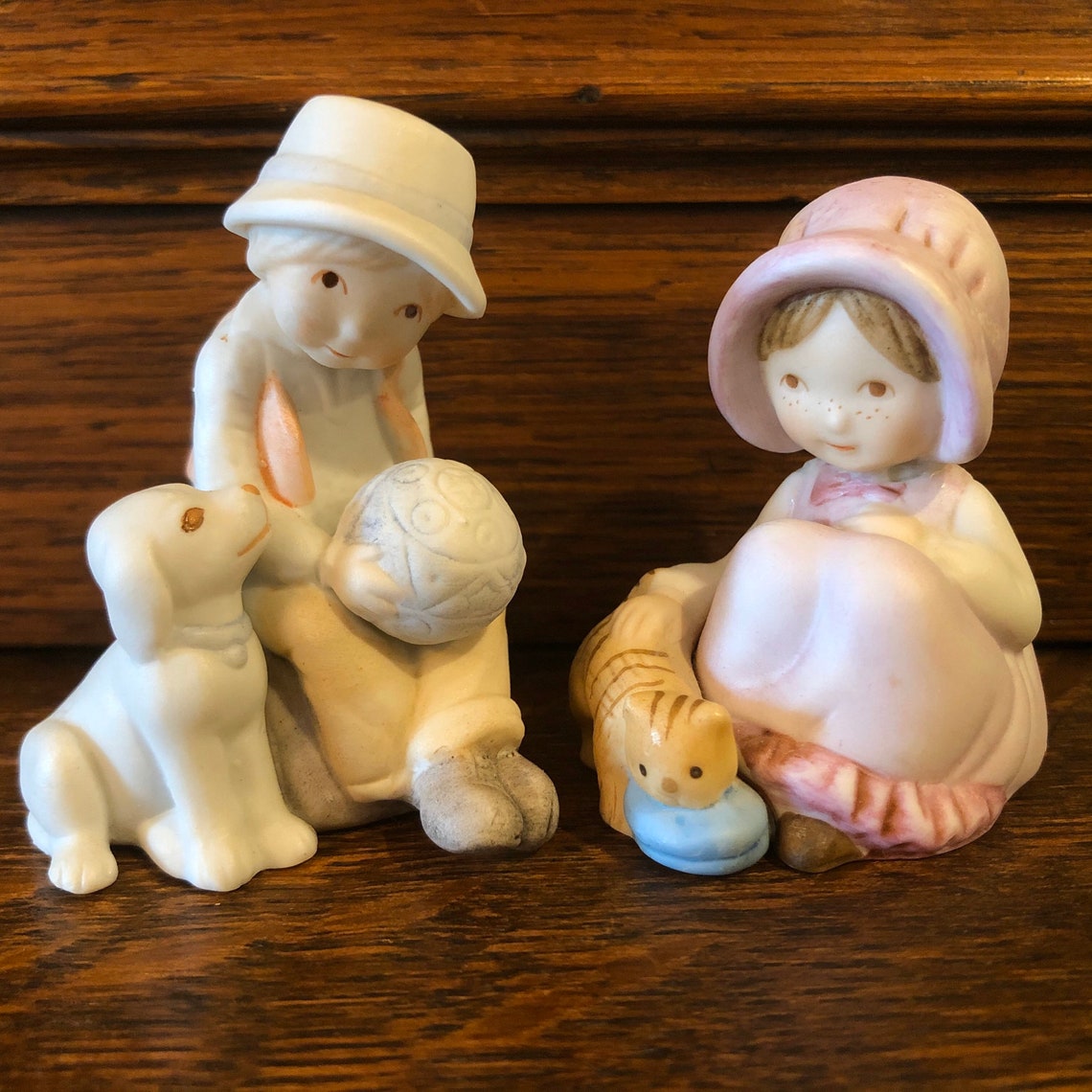 Holly Hobbie Figurines Holly and Robby Nursery Decor Vintage - Etsy