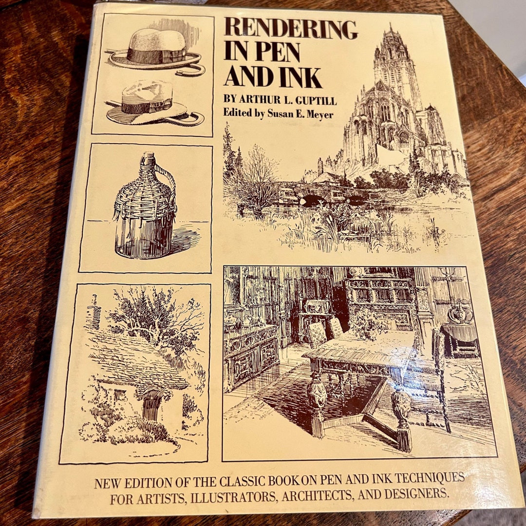 Drawing Reference Book Rendering in Pen and Ink by Arthur Guptill ...