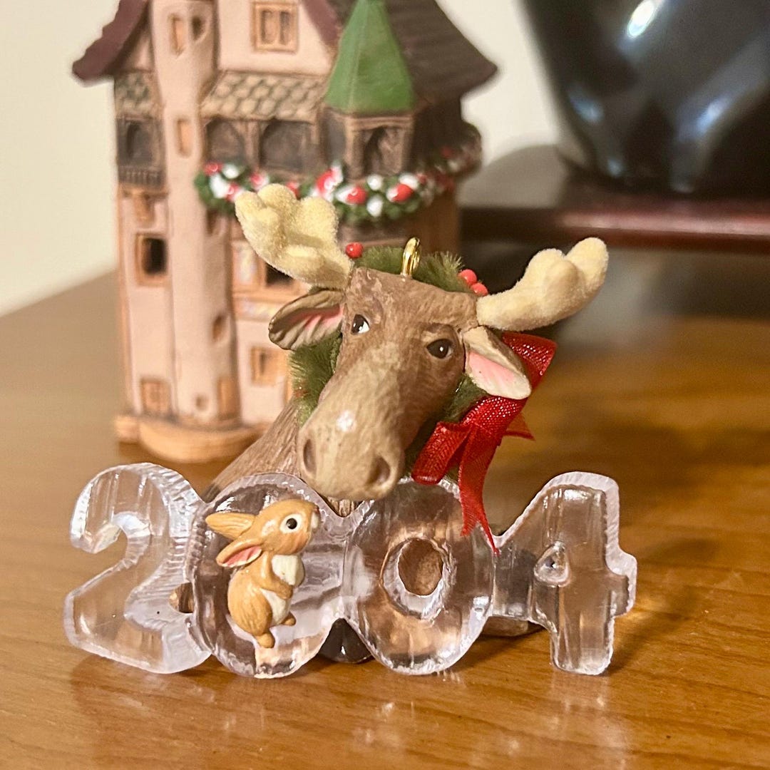 Hallmark Ornament Cool Decade Moose Keepsake Christmas 2004 Stocking ...