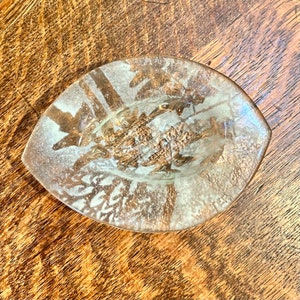 Edwin Walter Art Glass Signed Mid Century Master Craftsmantable Accent ...