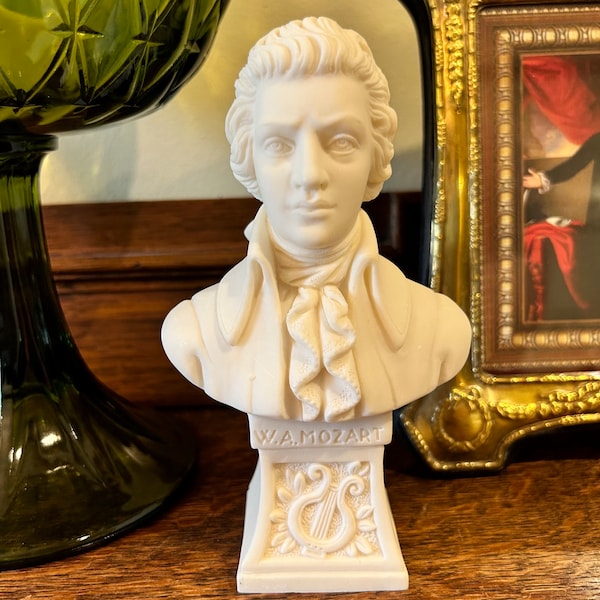 Resin Mozart Bust - Etsy