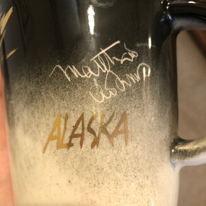 Vintage Matthew Adams Alaska Pottery Mug Cup Iceberg Mid Century ...