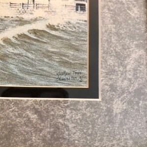 Charleston Art Matthew Todd East Battery Decor Framed Lithograph Print ...
