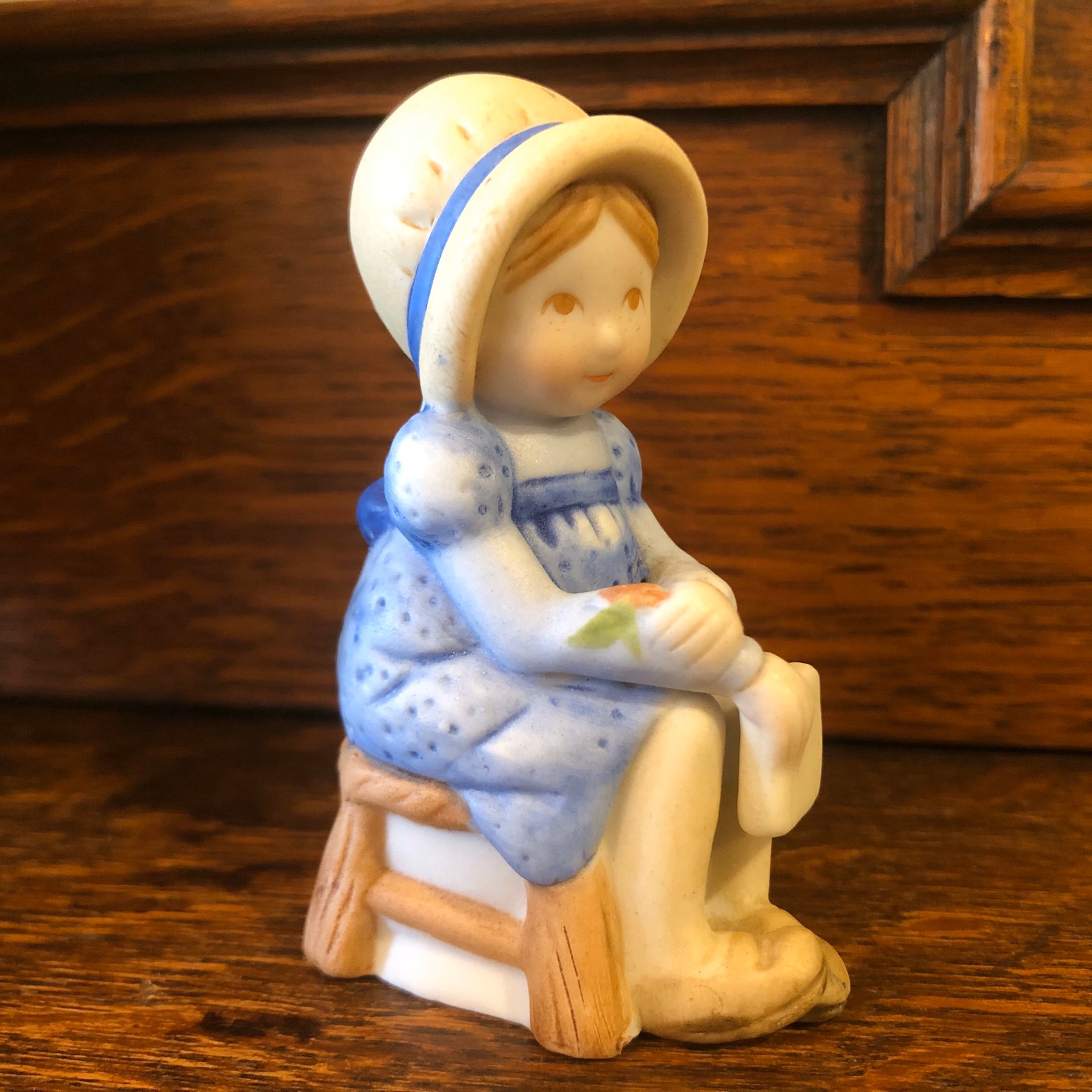 Vintage Holly Hobbie Figurines: Robby & Puppy, 1980s Nursery Decor - Etsy