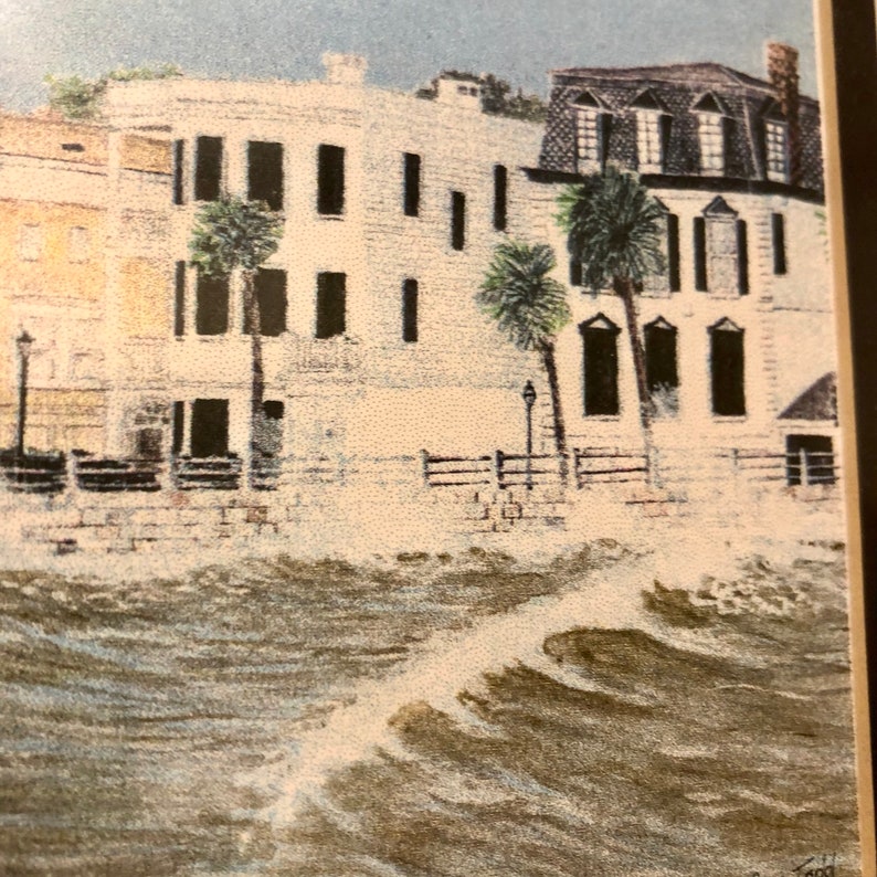 Charleston Art Matthew Todd East Battery Decor Framed - Etsy