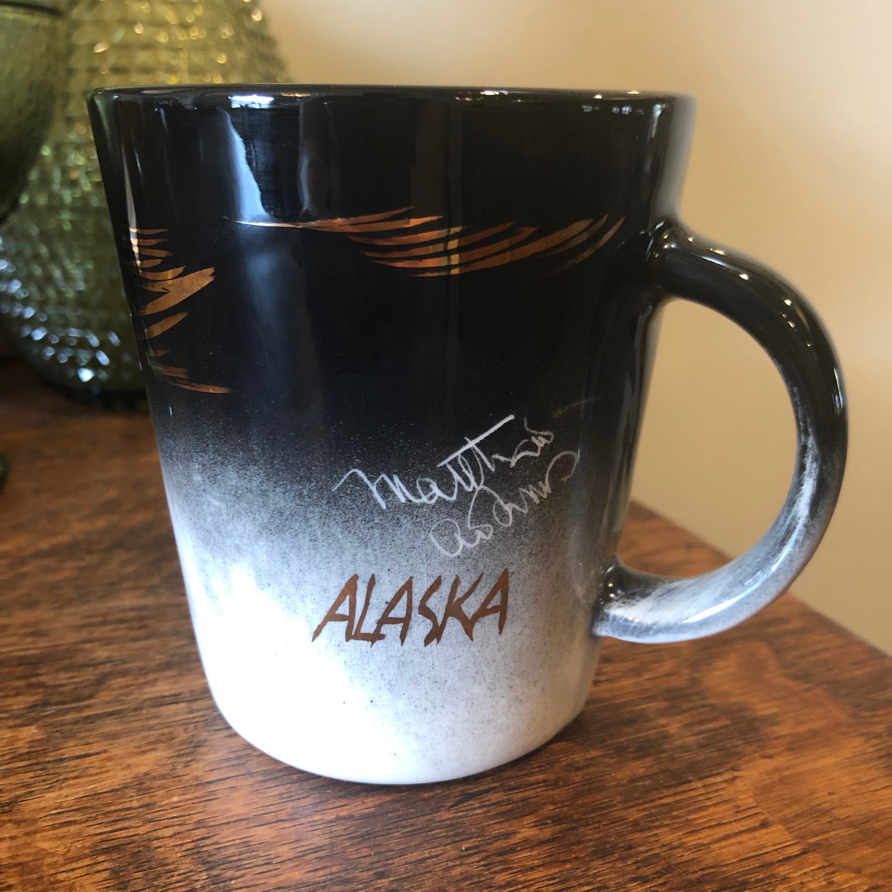 Vintage Matthew Adams Alaska Pottery Mug Cup Iceberg Mid Century ...