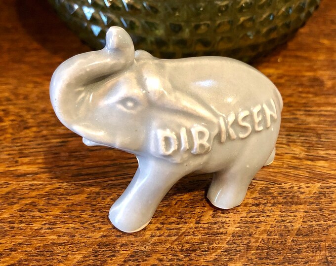 Vintage GOP Elephant Political Souvenir Everett Dirksen Republican ...
