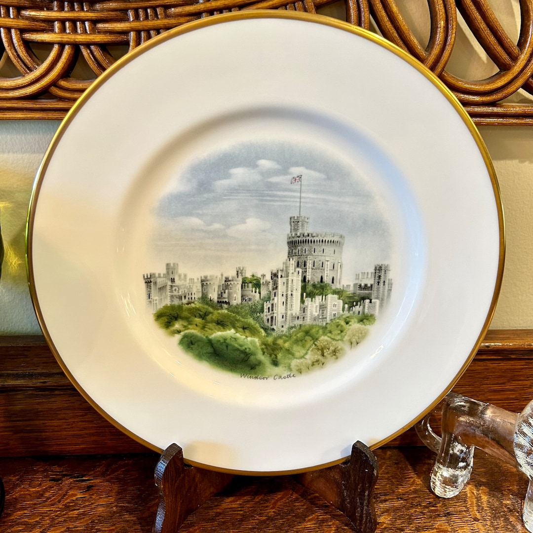 Wedgwood Windsor Castle Plate England Limited Edition Vintage ...