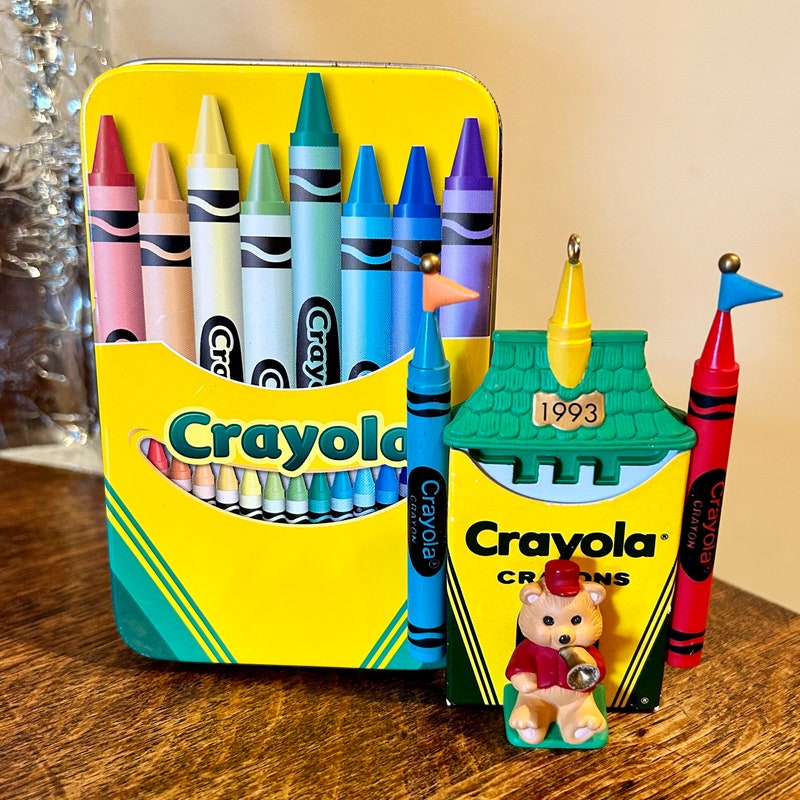 Crayola Crayon Tin - Etsy