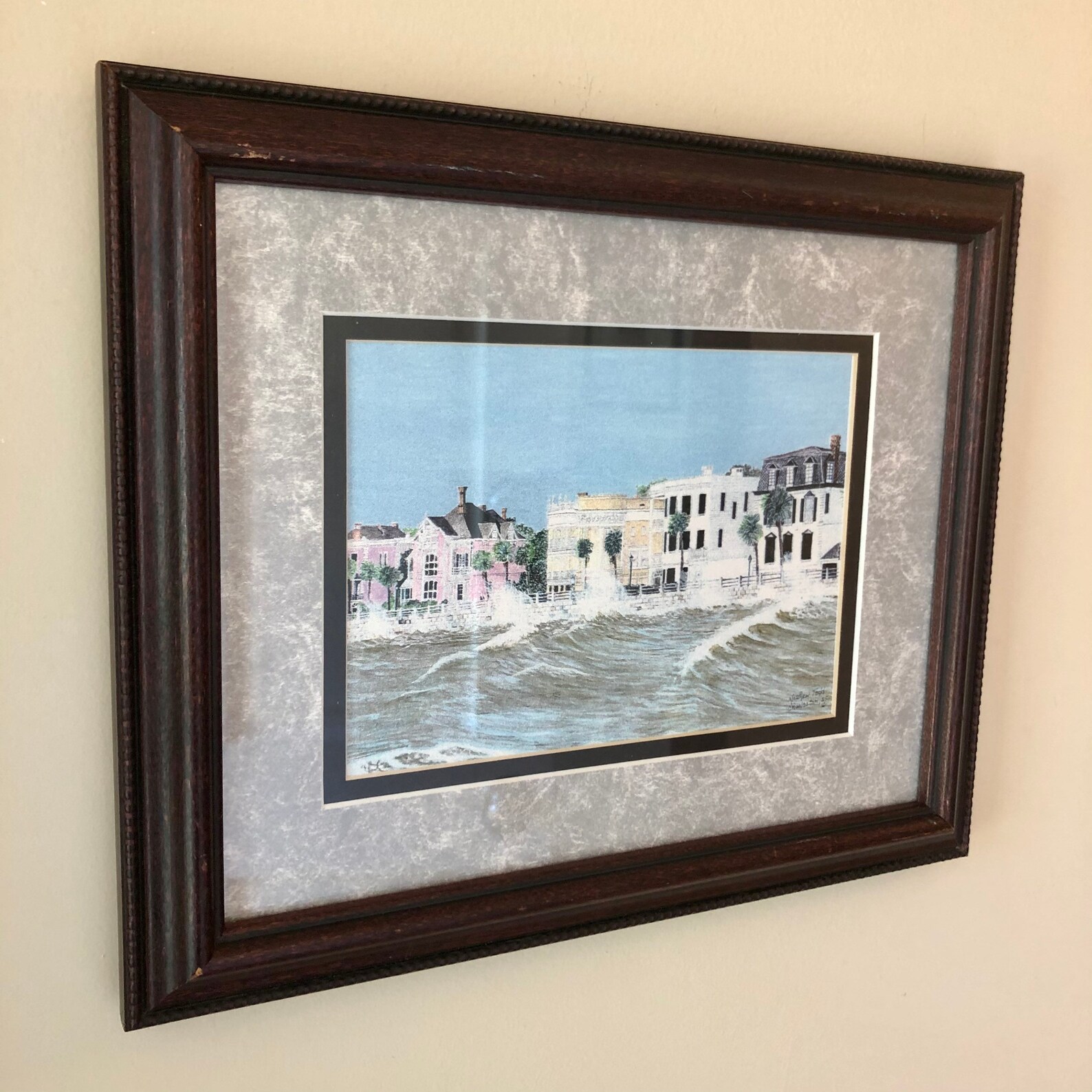 Charleston Art Matthew Todd East Battery Decor Framed - Etsy
