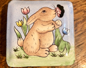 Rabbit Trinket Box - Etsy
