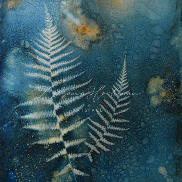 Original Wet Cyanotype Artwork Size A3 - Etsy