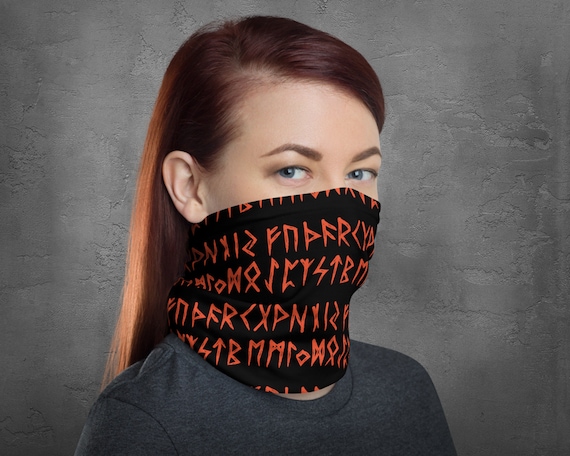 Face Mask Norse Dust Mask Viking Runes Thor Odin Scarf | Etsy