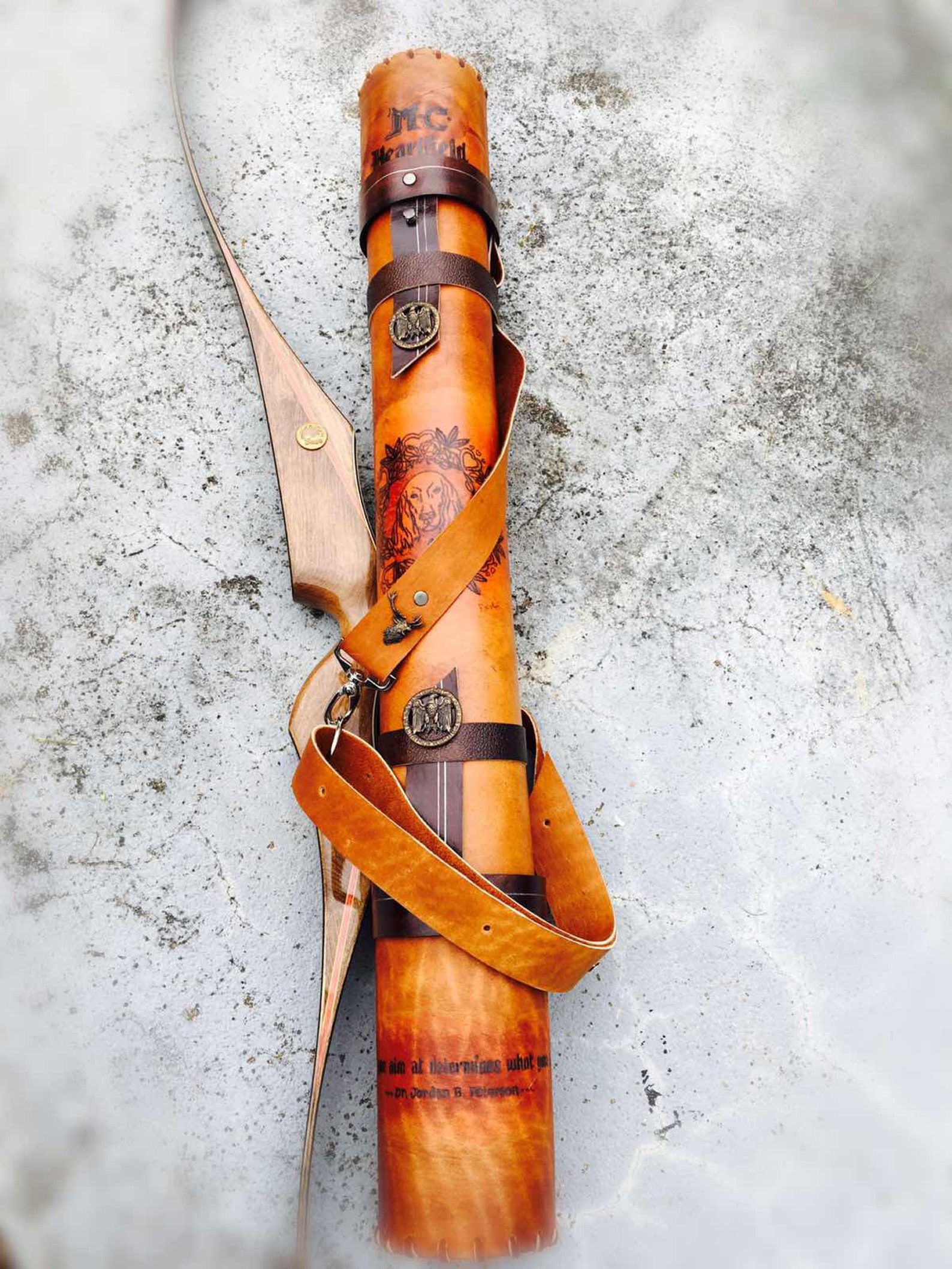 Arrow tube Dual insertion for 18 Arrows Custom Handmade | Etsy