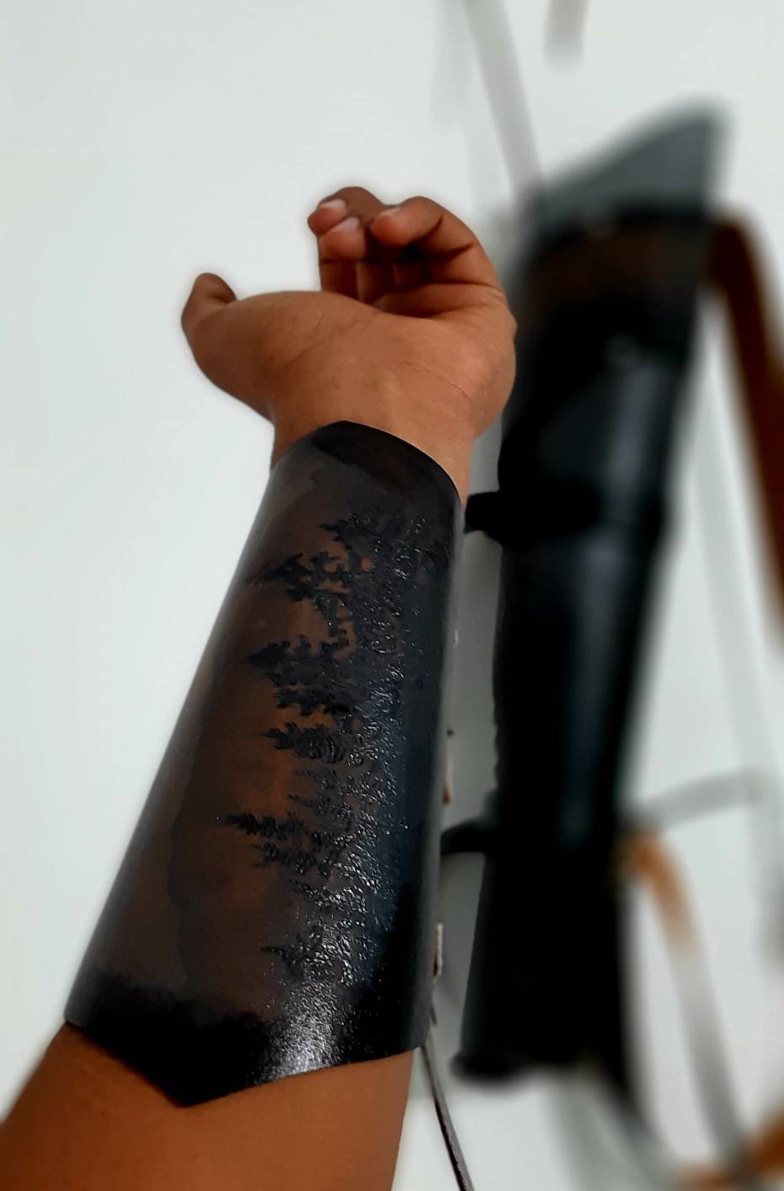 Back Quiver Plus Arm Guard With Pine Tree Pyrography Grey - Etsy