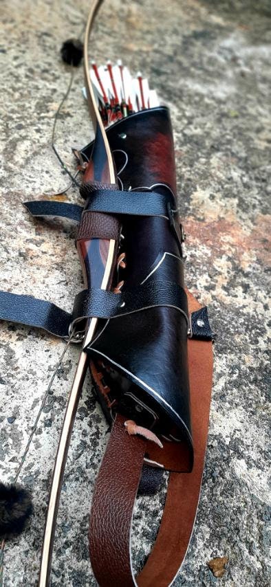 Handmade Leather Back Quiver Traditional Archery Back Quiver - Etsy