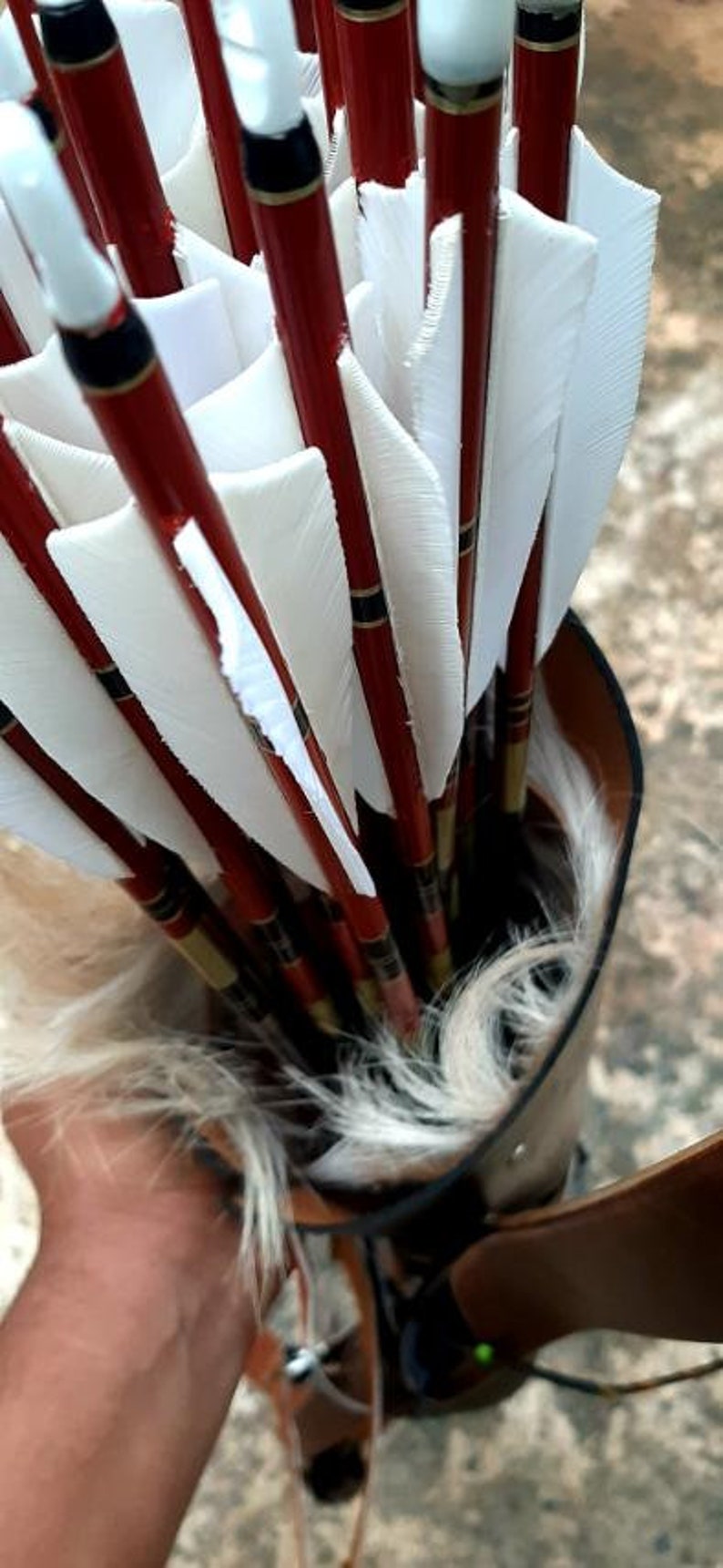 Handmade Leather Back Quiver Traditional Archery Back Quiver - Etsy